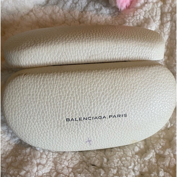 Balenciaga | Accessories | Balenciaga Paris White Leather Texture For ...